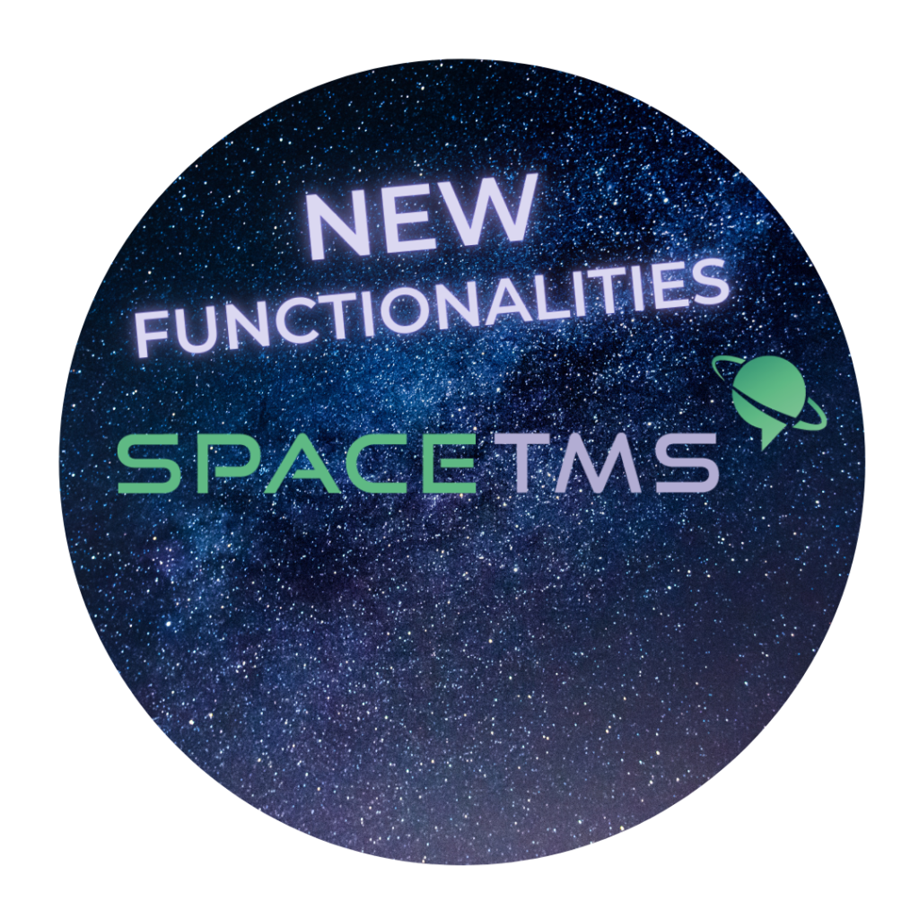 New functionalities of Space TMS. Check them out! | Space TMS